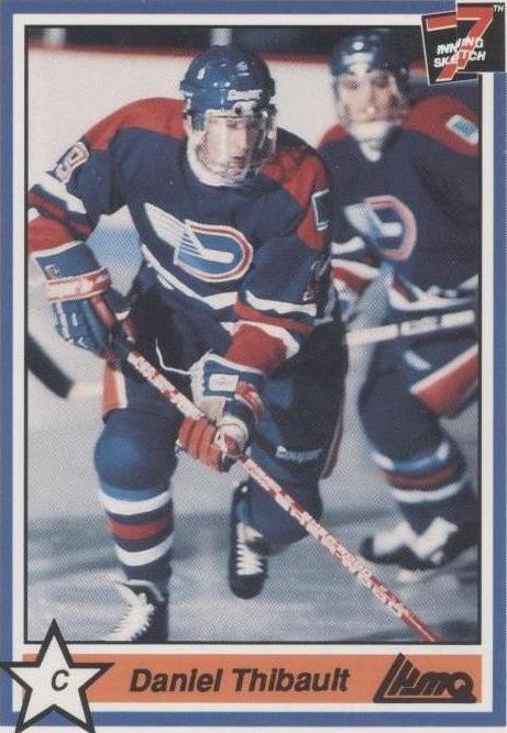 1990-91 7th Inning Sketch LHJMQ - Daniel Thibault #87 (RC) for sale ...