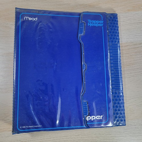 Trapper Keeper 3 Ring Notebook Binder Portfolio 29096 Blue Pad Clip ...