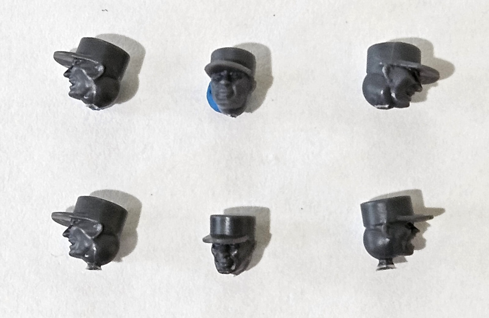 Wargames Atlantic Grognard Kepi Head x 6 28mm Imperial Guard | eBay