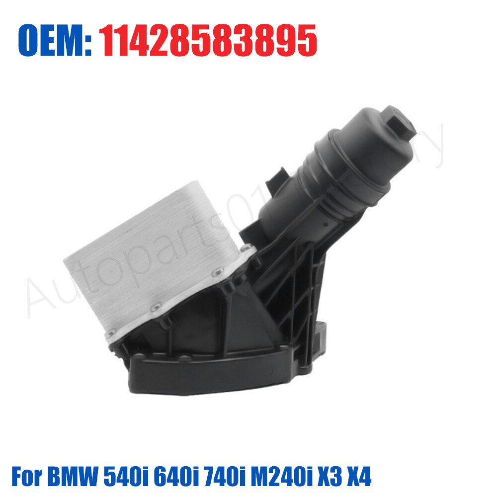 11428583895 Engine Oil Cooler Assembly BMW 540i 640i 740i M240i X3 X4 ...