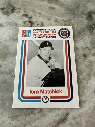DOMINO'S PIZZA ~ SALUTES THE 1968 WORLD CHAMPIONS DETROIT TIGERS ~ Tom ...
