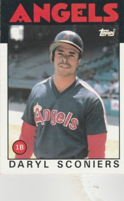 FREE SHIPPING-MINT-1986 Topps #193 Daryl Sconiers Angels | eBay