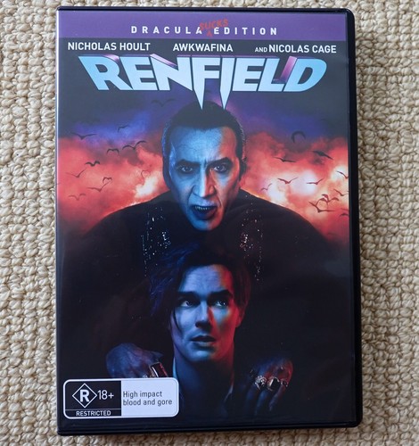 RENFIELD DVD REGION 4 CHRIS MCKAY NICHOLAS HOULT NICOLAS CAGE AWKWAFINA ...