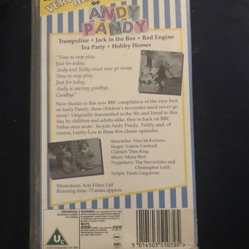 The Very Best of Andy Pandy VHS - Vintage Rare Tape. | eBay UK