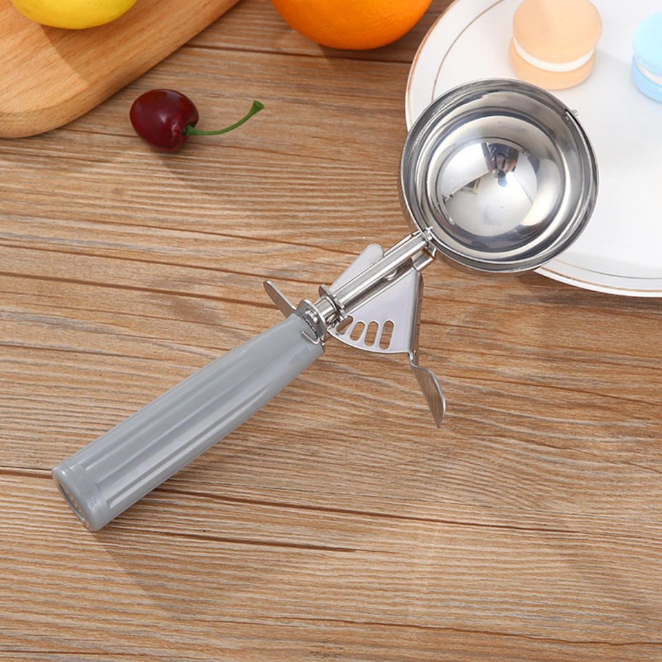 Stainless Steel Quality Light Ice Cream Scoop Mash Potato Sorbet Spoons ...