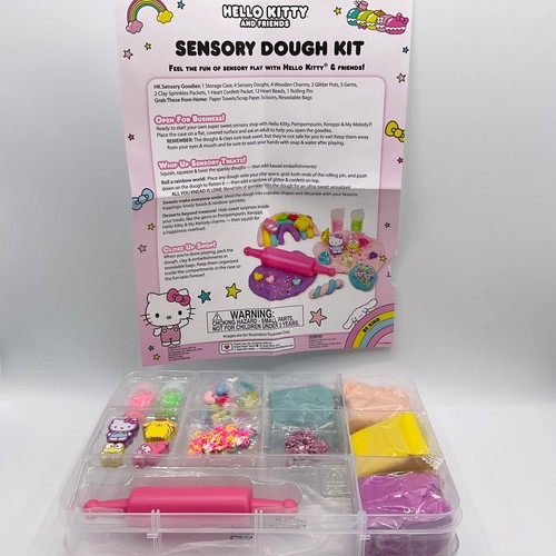 Hello Kitty Sensory Dough Kit Girls Craft Holiday Gift Sanrio My Melody ...