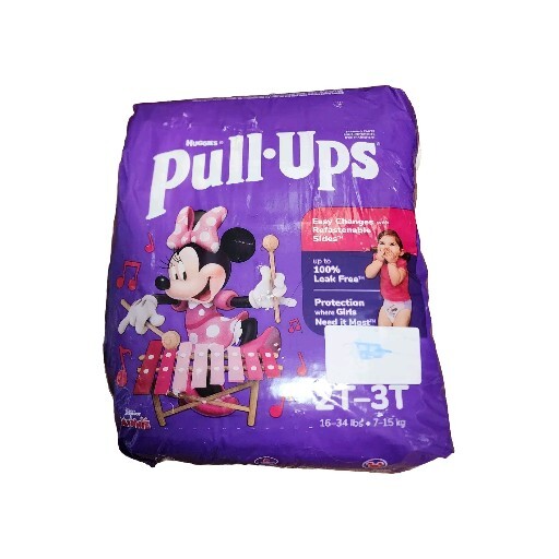 Open Box Huggies Girls Minnie Pull Ups 2T-3T 16-34 LBS 23 Count | eBay