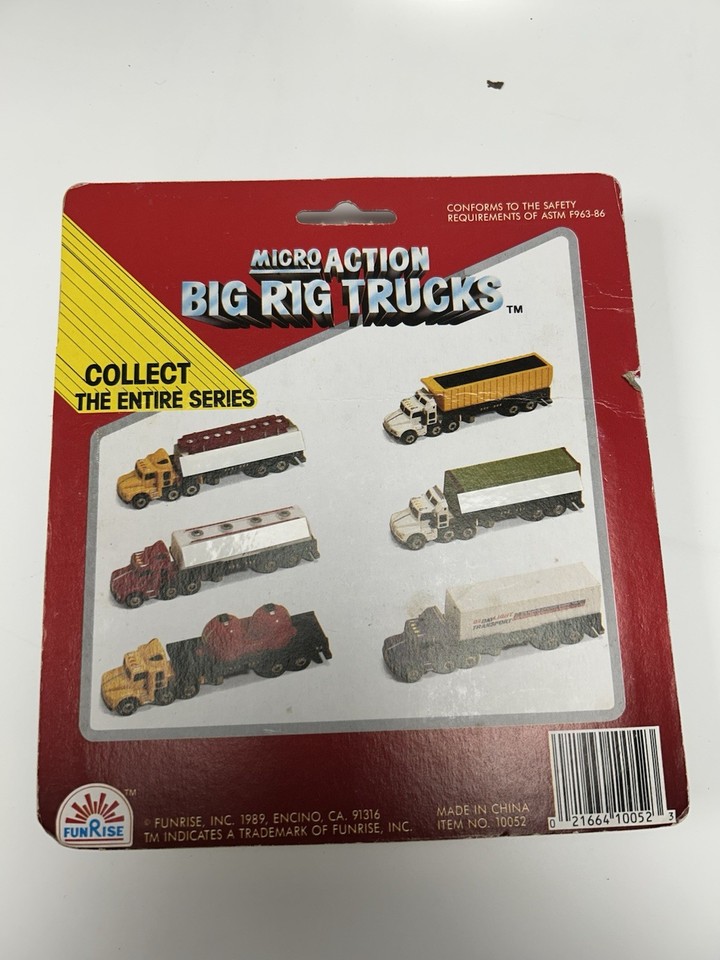 Vintage 1989 FunRise Micro Action Magnifiers Big Rig Trucks ~020 | eBay