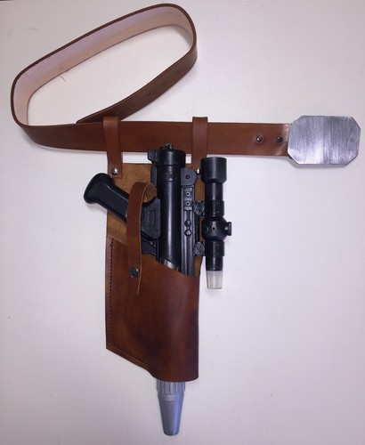 Star Wars Brown Leather DH-17 BELT & HOLSTER Rebel Fleet Trooper ...