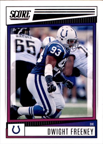 2022 Panini Score Dwight Freeney Indianapolis Colts NFL Football #17 | eBay