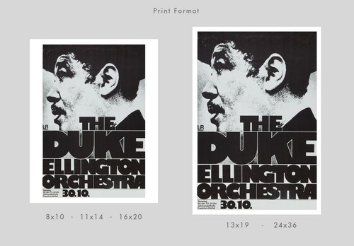 Duke Ellington concert poster print | eBay