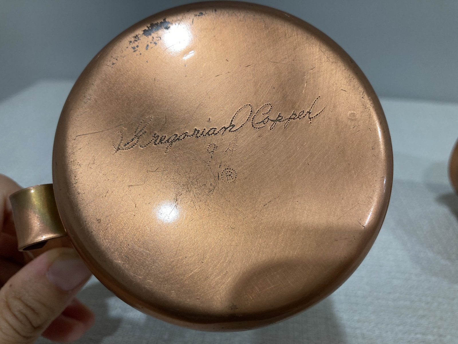 GREGORIAN Vintage SOLID COPPER MUG/CUP, Set of 2 MADE IN U.S.A. | eBay