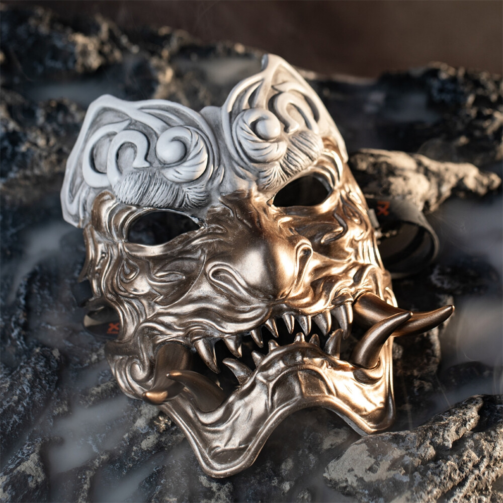 Xcoser Black Myth Wukong Nuo Mask Cosplay Rrop Resin Replica Adult ...