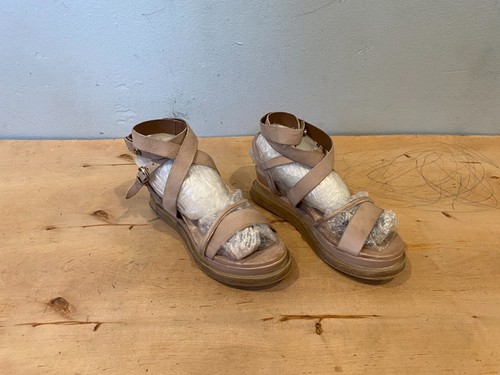 NWT A.S.98 Labo Gladiator Platform Sandal , Bone Leather , Sz 38 / US 7 ...