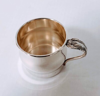 Oneida Silverplate Childrens Baby Cup 2" Tall "Silver Artistry" Clean ...