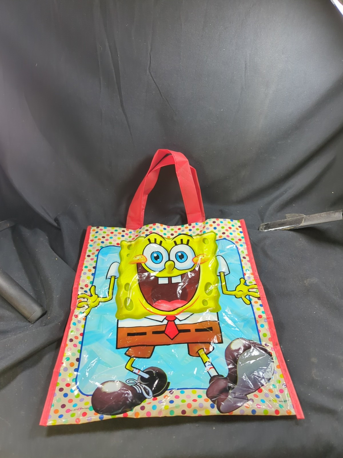 Spongebob Squarepants Plastic Vinyl tote bag 13x11" - Gem