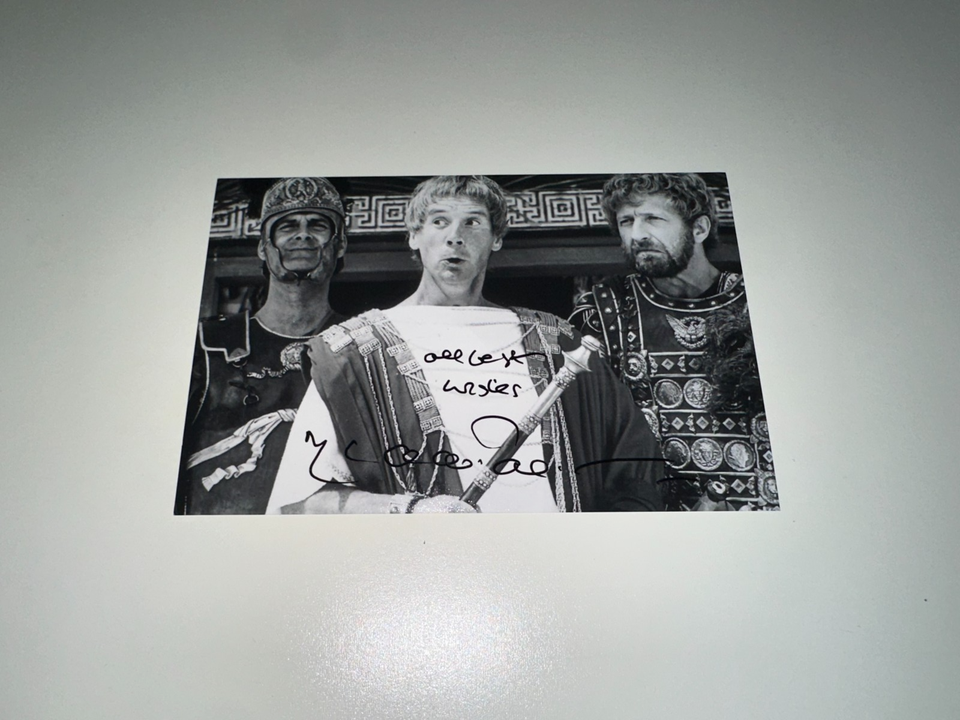 Michael Palin signed Monty Python 4x6 photo Holy Grail A Fish Called ...