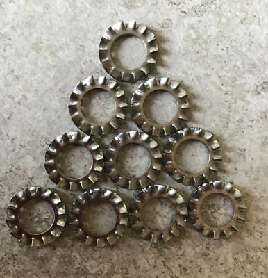 M6 SHAKEPROOF LOCK WASHERS EXTERNAL TOOTHED SERRATED TOOTH A4 STAINLESS ...