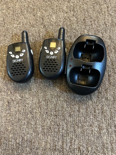 Pair of SIGNIFY Walkie Talkies 55913 ET0195 500mW CB Handheld 2-way ...