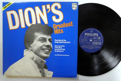 DION Dion's Greatest hits LP Philips 1976 MINT- England press Rock N ...