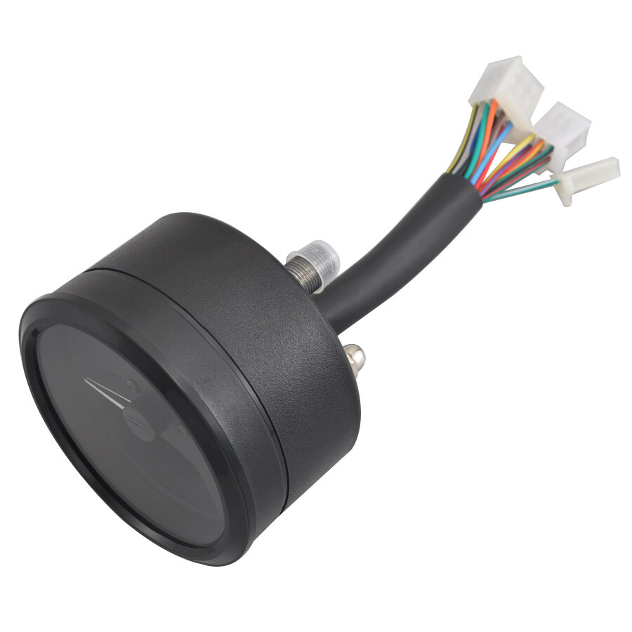 Universal Digital Gauge Motorcycle Speedometer Tachometer Odometer MPH ...