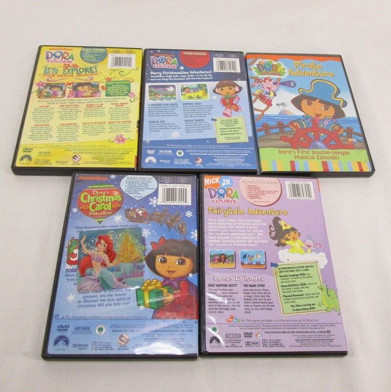 Lot of 5 Nickelodeon Dora the Explorer Children DVDs | eBay
