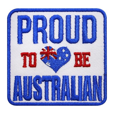 Australian Proud Patch, Australia flag patch, Patch Embroidered Iron on Patch | eBay