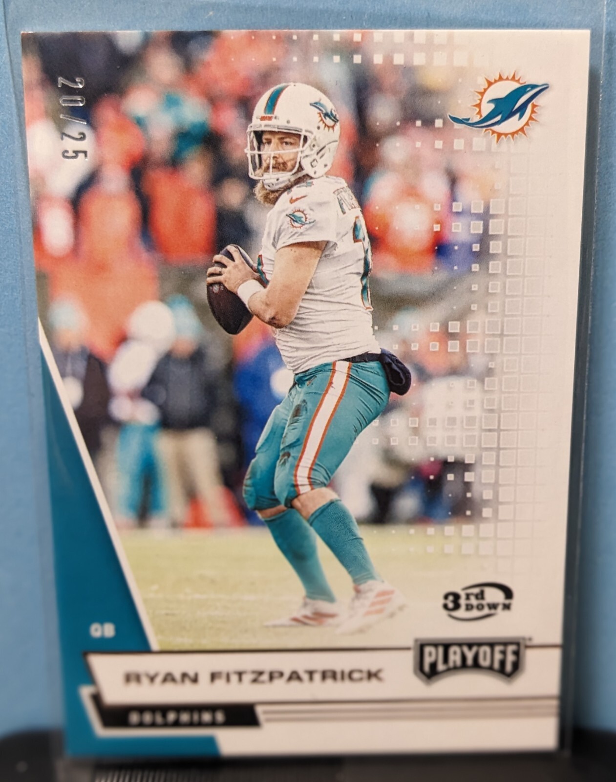 2020 Panini Playoff Football Platinum #11 Ryan Fitzpatrick #/25 Mint | eBay