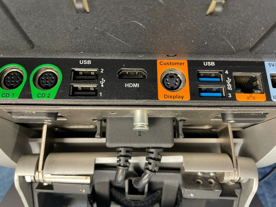 Micros POS Touchscreen Display with Stand, Adapter, & LCD Rear Display ...