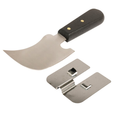 Spatula Quarter Moon Knife with Seam Guide Floor Sciving Leather Cut ...