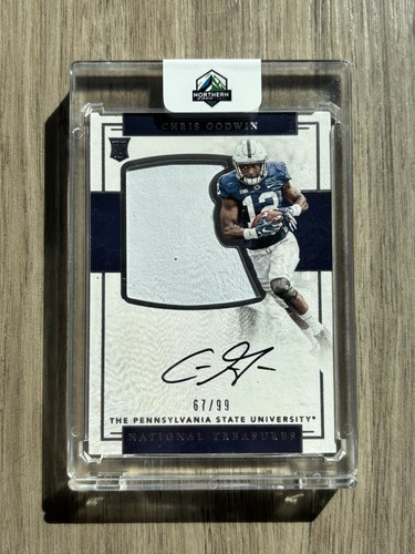 2017 National Treasures Collegiate Football Chris Godwin RPA /99 #121 ...