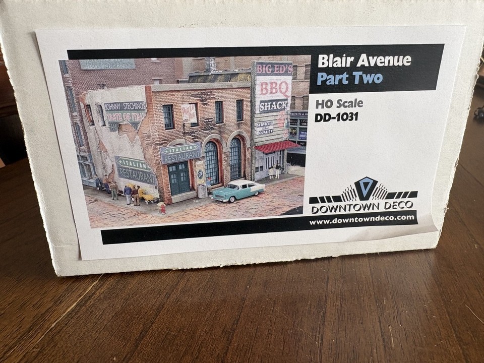 DDM- Downtown Deco HO HOn3 Scale Craftsman Building Kit Blair Ave Two ...