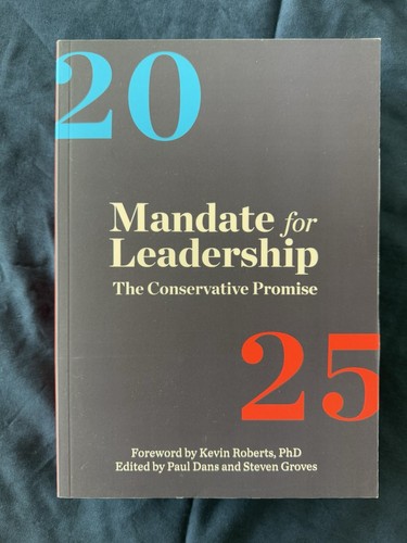 Project 2025: Mandate For Leadership The Conservative Promise | eBay