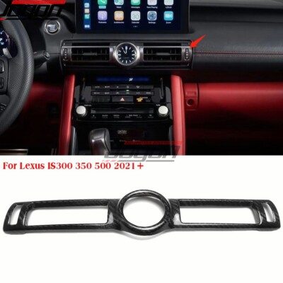 For Lexus IS300 350 500 F SPORT 2021+ Carbon Center Console AC Vent ...