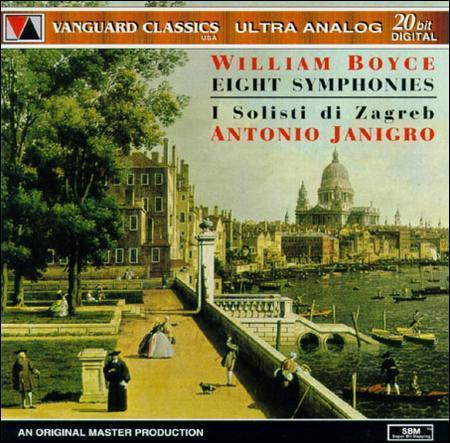 William Boyce Eight Symphonies (CD, Sep-1996, Vanguard) for sale online ...