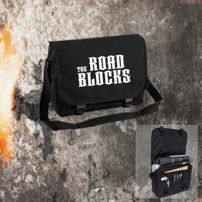 THE ROADBLOCKS LOGO MESSENGER BAG SCHWARZ | eBay.de