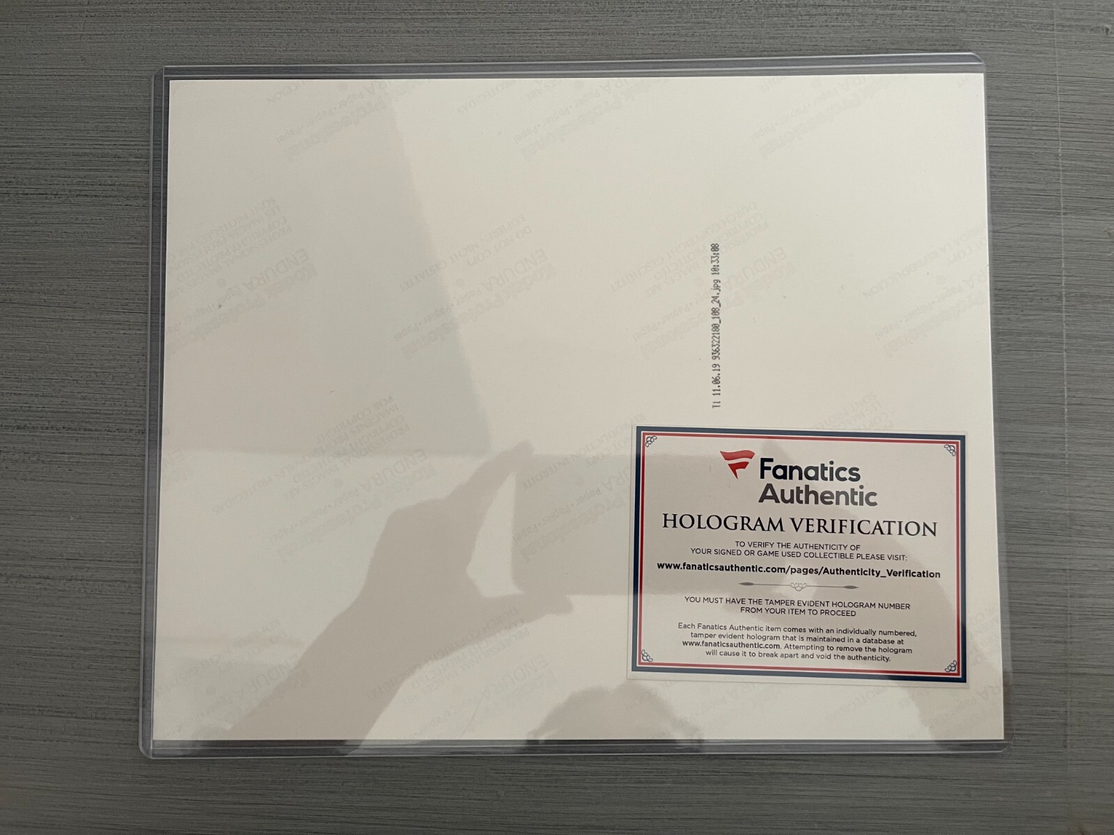 Daniel Sedin 8X10 Autograph Photo FANATICS AUTHENTIC | eBay