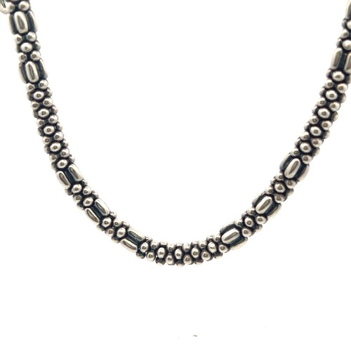 Lagos Caviar 925 Sterling Silver 5mm Necklace L 18’ | eBay