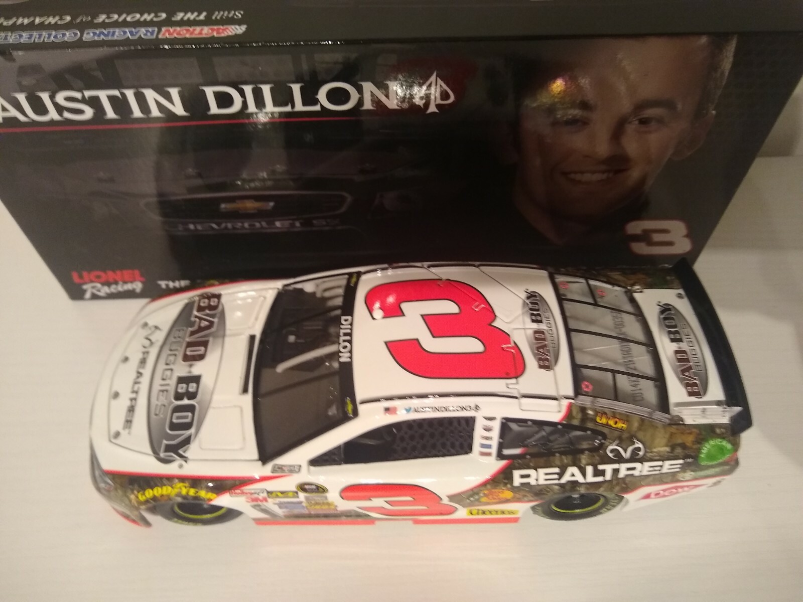 AUSTIN DILLON 2014 #3 REALTREE/BAD BOY BUGGIES CHEVY /828 MADE XRARE ...