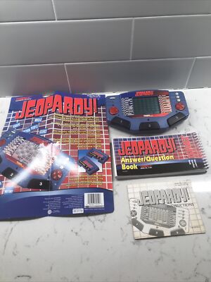 VINTAGE 1995 Tiger Electronics JEOPARDY! Handheld Game with Cartridge ...