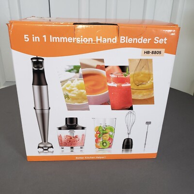 5 in 1 Immersion Hand Blender - HB-8805 - New | eBay