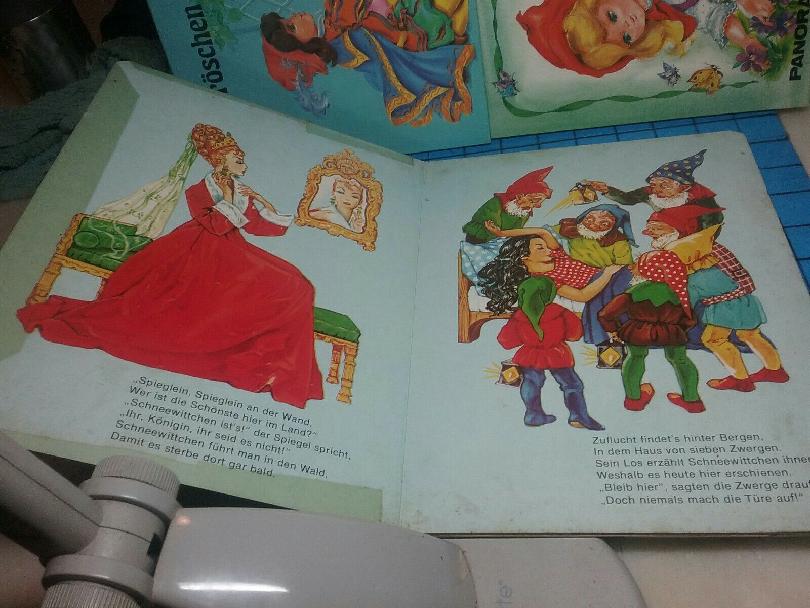 GERMAN DORNROSCHEN & ROTKAPPCHEN CHILDS POP-UP BOOKS & SCHNEEWITTCHEN ...