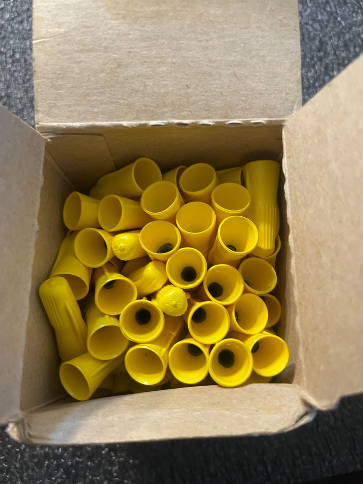 New-100 pcs-3M Scotchlok-Y Electrical Spring Connectors-20041-insulated ...