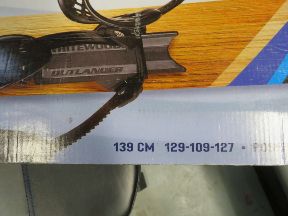 Whitewoods Outlander Snowshoe Skis, 139cm w/Universal Bindings ...