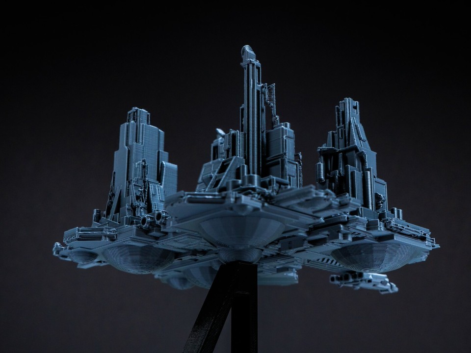 THE REFINERY Plastic Model Spaceship ALIEN movie Spacecraft 3D Print | eBay