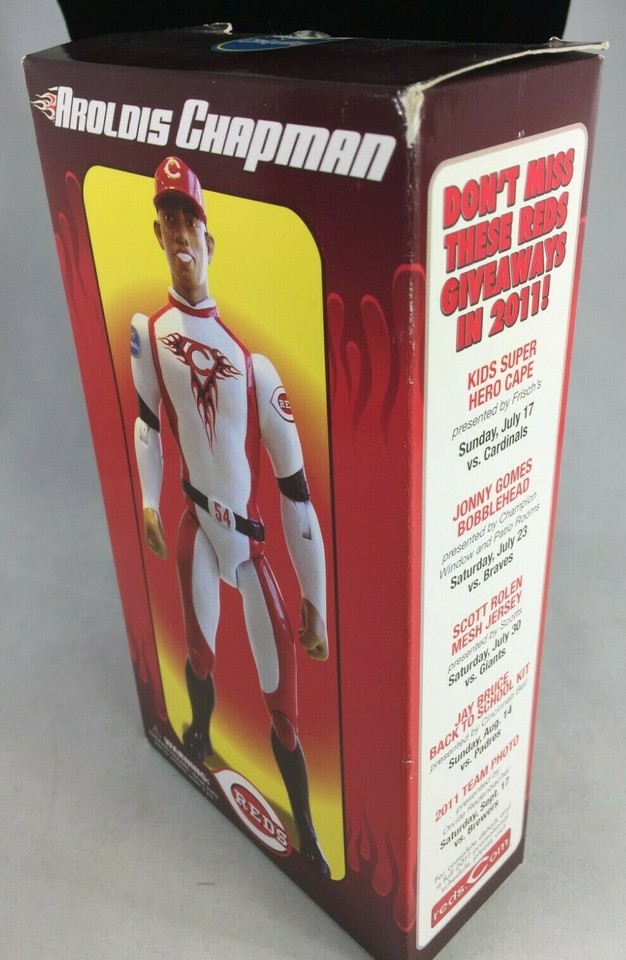 Cincinnati Reds 2011 Aroldis Chapman 7 " Action Figure SGA Sealed ...