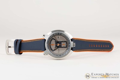 Serviced BULOVA BULLHEAD Parking Meter Chronograph Automatic Cal 12 ...