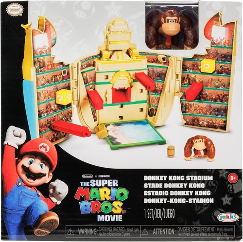 The Super Mario Bros. Movie DONKEY KONG STADIUM Mini Basic Playset ...