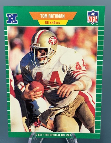 1989 NFL Pro Set Tom Rathman Card San Francisco 49ers #382 Football ...