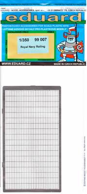 Eduard 99007 WWII Royal Navy Railings 1/350 Scale PE Detail Set for ...